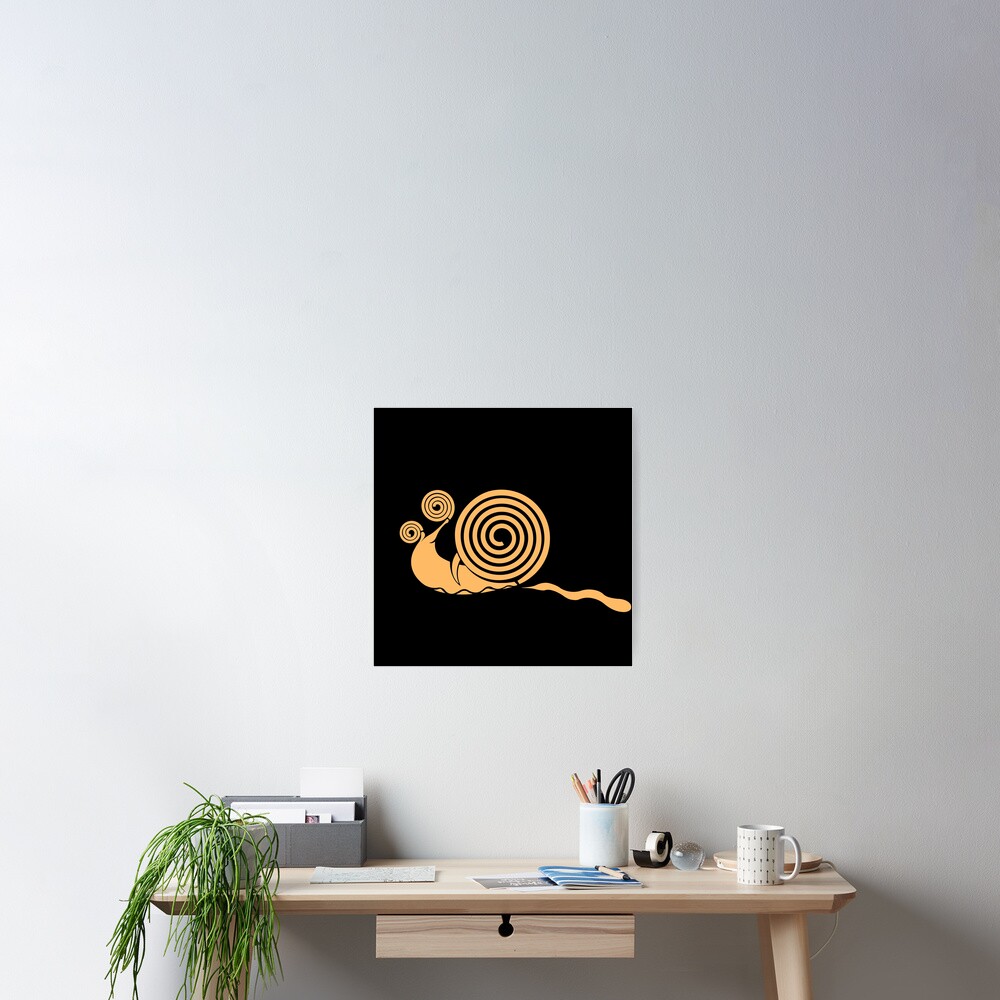 "Monogatari - Mayoi Snail - Orange" Poster by itsmedio | Redbubble