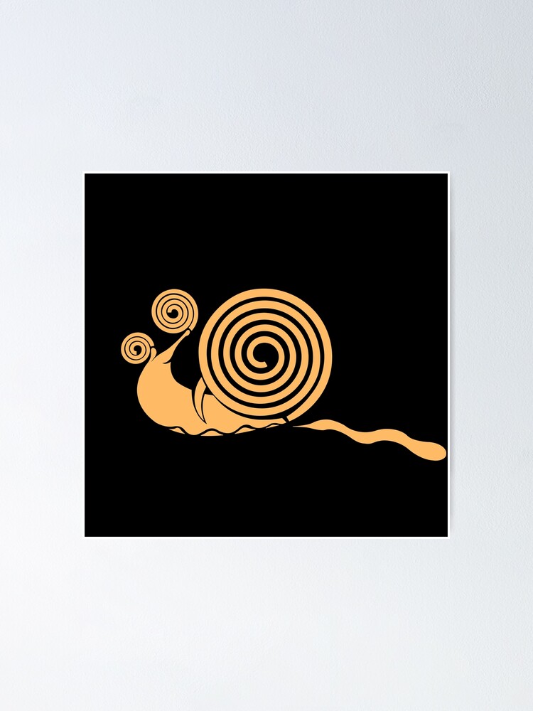 "Monogatari - Mayoi Snail - Orange" Poster by itsmedio | Redbubble