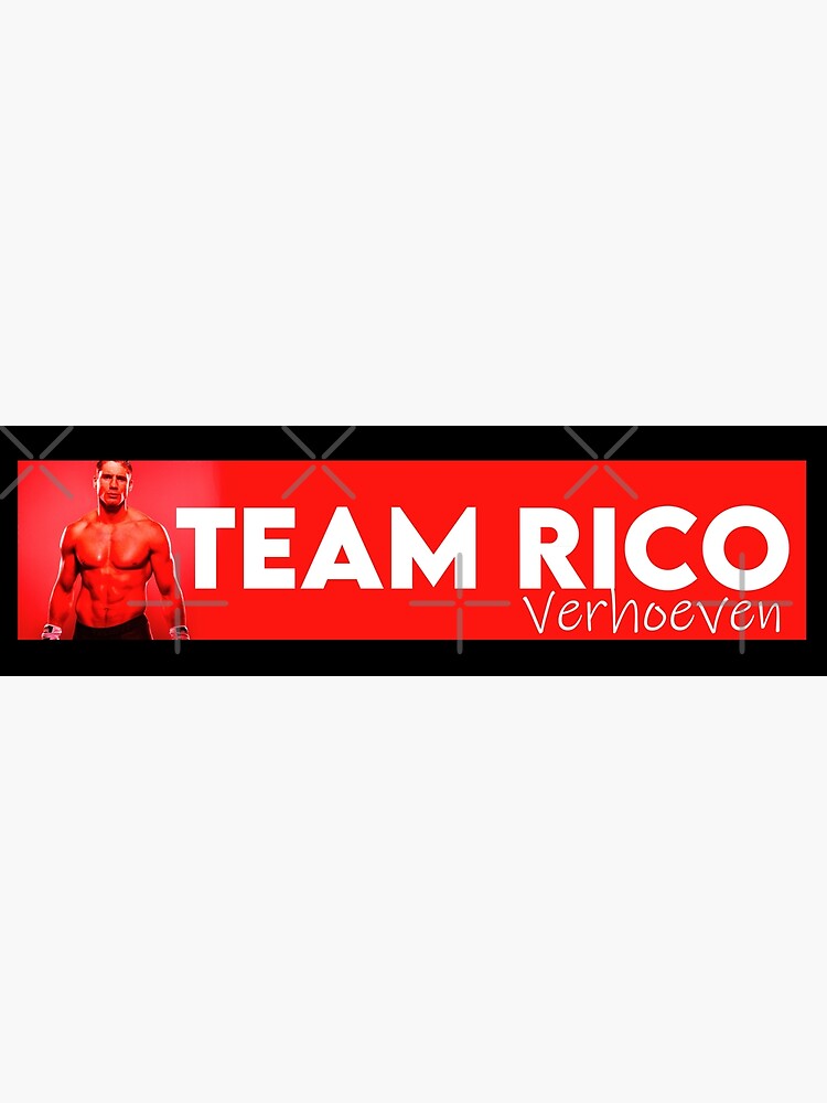 "Team Rico Verhoeven Kickboxing" Poster by ArtworkDesign | Redbubble