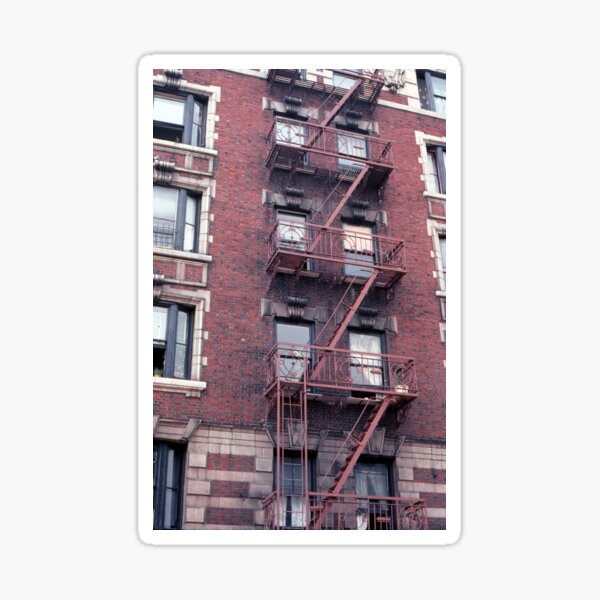 "Fire Escape" Sticker for Sale by saffervision | Redbubble