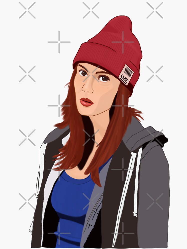 "Nicole Haught in Mütze" Sticker von sapb-artwork | Redbubble