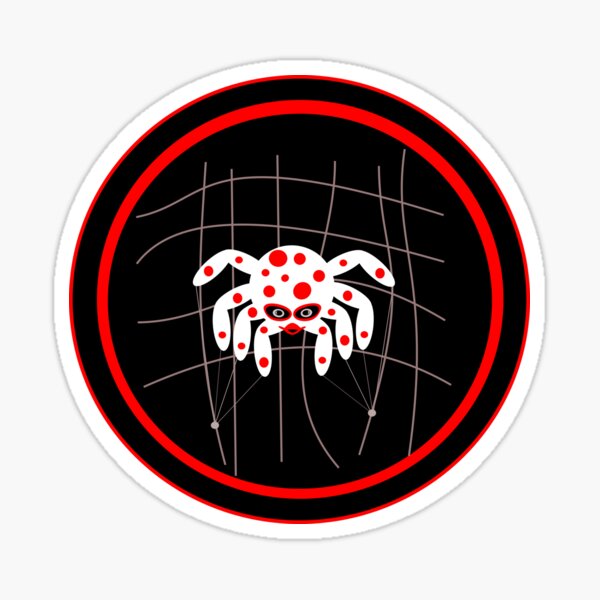 "Cute Poisonous Spider" Sticker by OnlyYellow1 | Redbubble