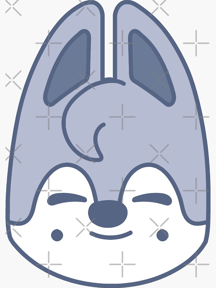 "Wolf Chan" Sticker for Sale by maikrokosmos | Redbubble