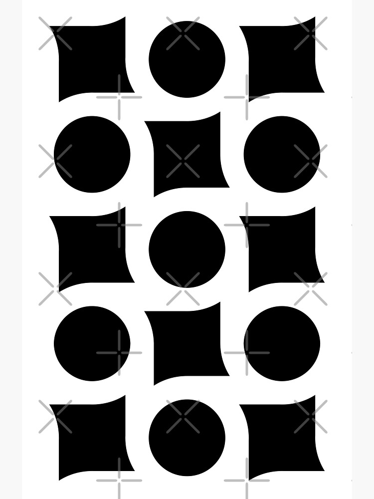 "DOTBLOCK URBAN GEOMETRIC ELEMENTS PATTERN BLACK AND WHITE, BY SUBGIRL ...