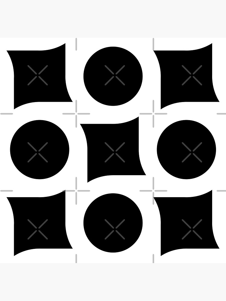 "DOTBLOCK URBAN GEOMETRIC ELEMENTS PATTERN BLACK AND WHITE, BY SUBGIRL ...