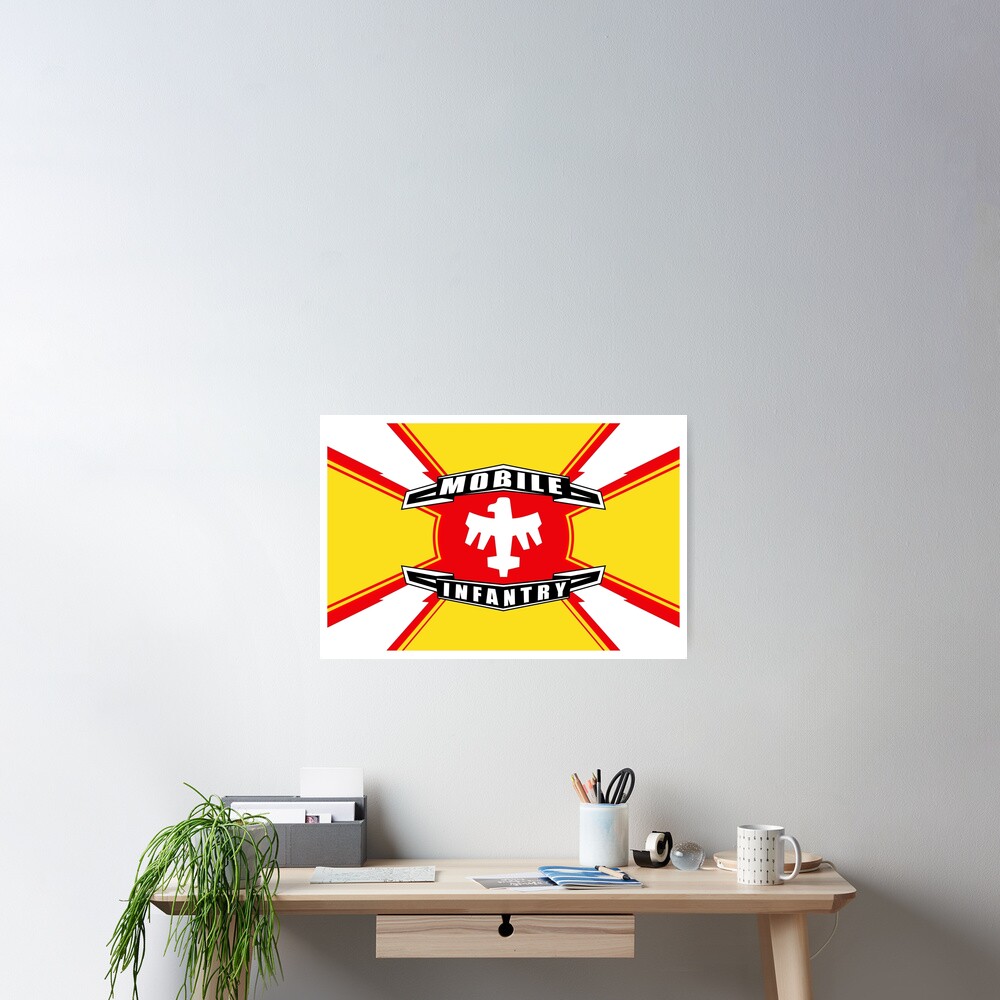 Póster «Starship Troopers Mobile Infantry MI Flag SST Logo Sign» de ...
