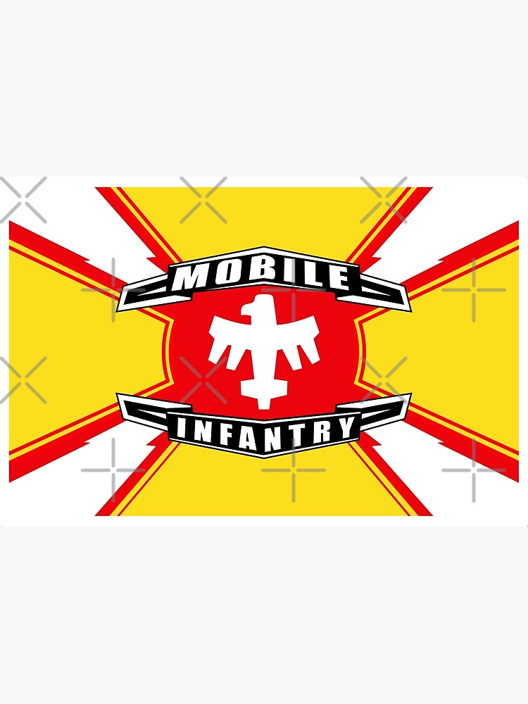 Póster «Starship Troopers Mobile Infantry MI Flag SST Logo Sign» de ...