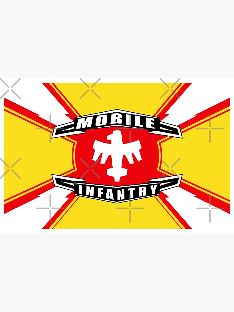 Pegatina «Starship Troopers Mobile Infantry MI Flag SST Logo Sign» de ...