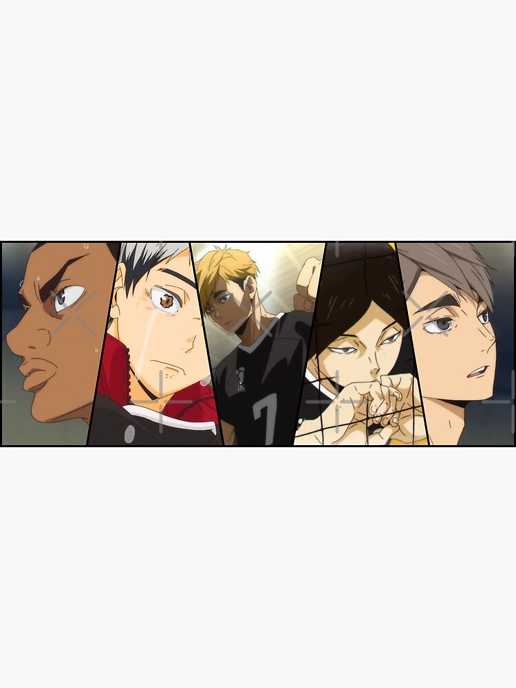 "Inarizaki High - Haikyuu!" Sticker by Kurama-store | Redbubble