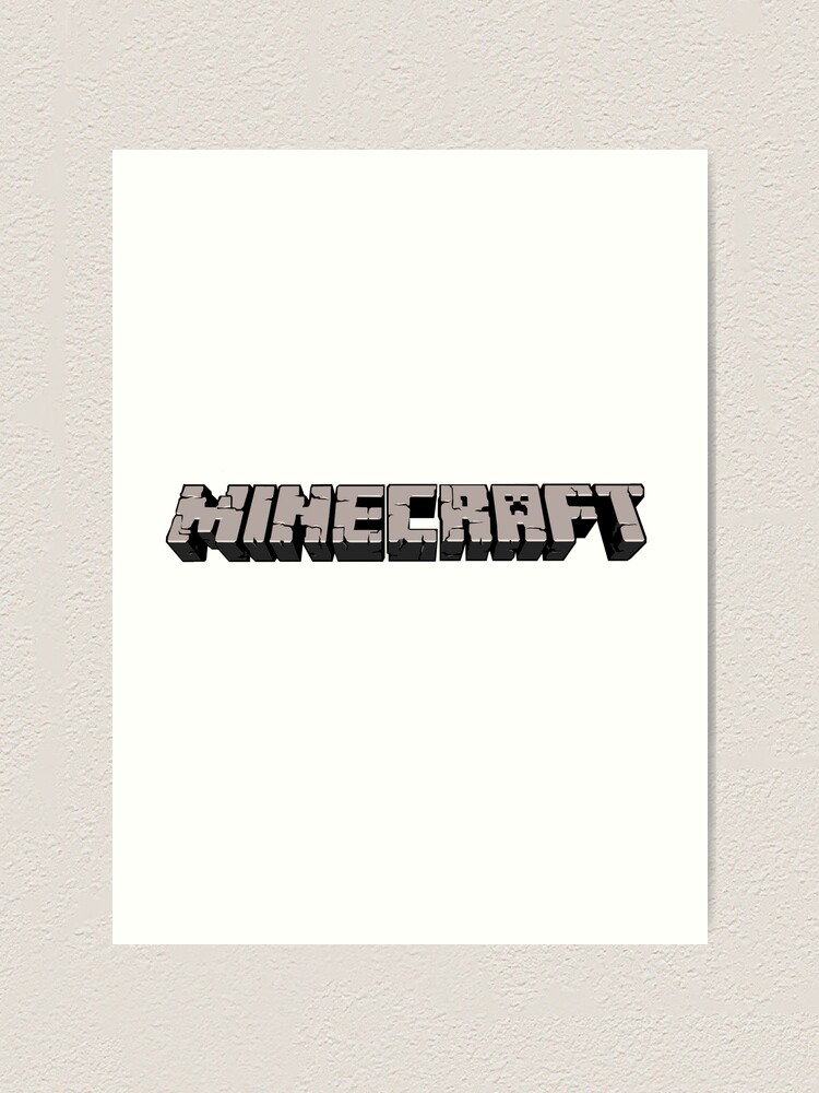"Minecraft logo" Art Print for Sale by AllaboutGaming | Redbubble