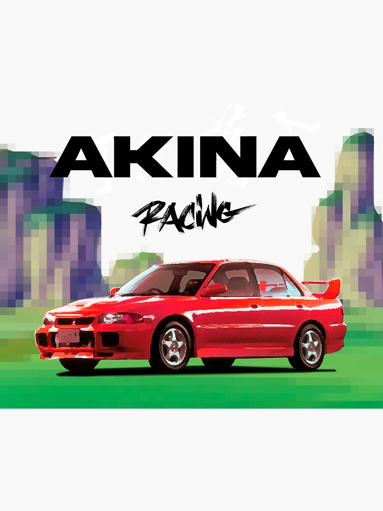 "AKINA Racing Lancer Evo III" Sticker for Sale by AKINA-Racing | Redbubble