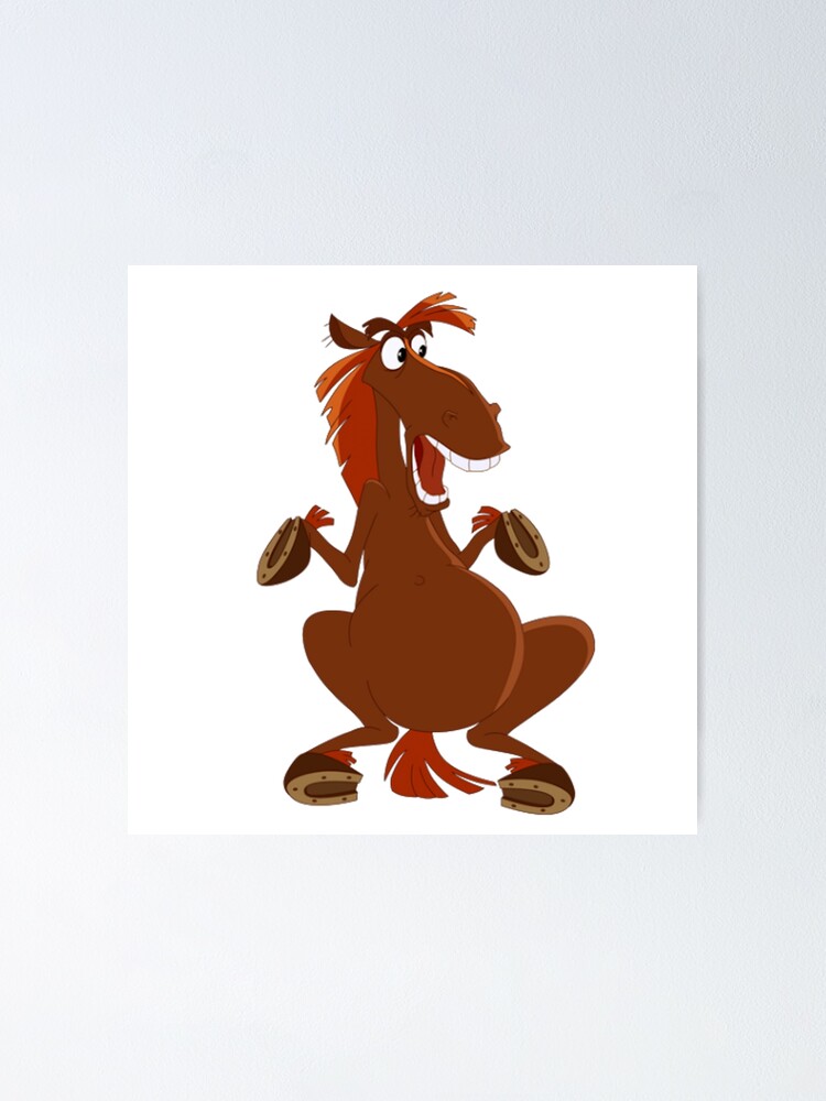 "Horse Julius" Poster for Sale by Vladimir1983 | Redbubble