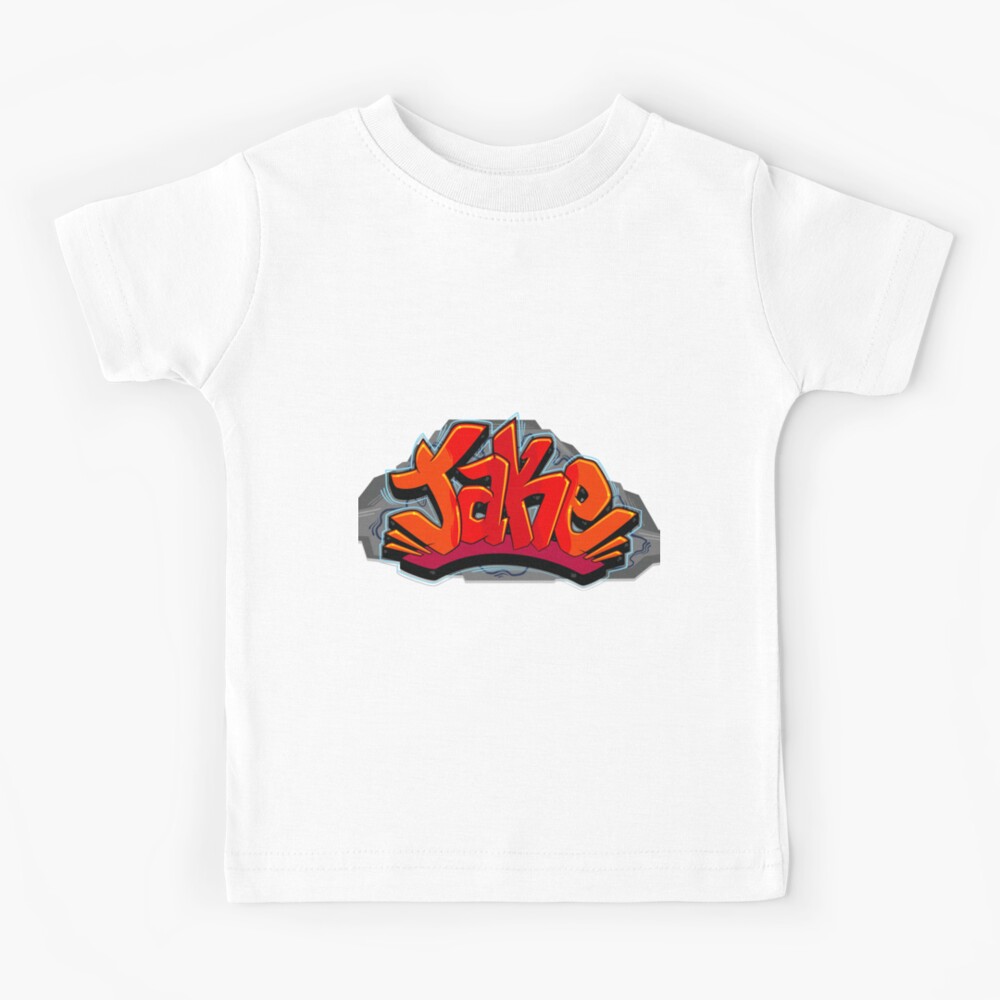 "Jake Graffiti Name" Kids T-Shirt for Sale by NameGraffiti | Redbubble