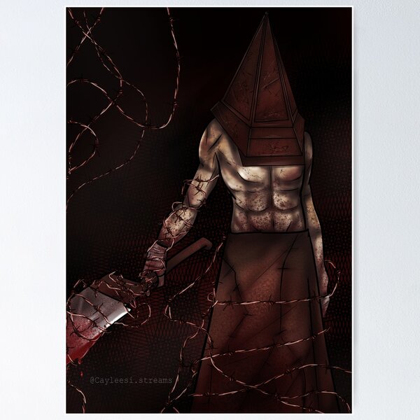 "Cay's Pyramid Head" Poster for Sale by Cayleesi | Redbubble