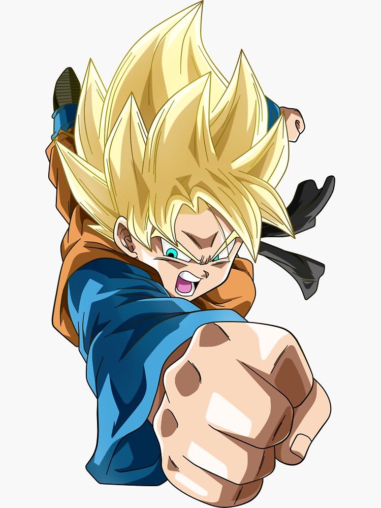 "Goten" Sticker by KingKorn | Redbubble