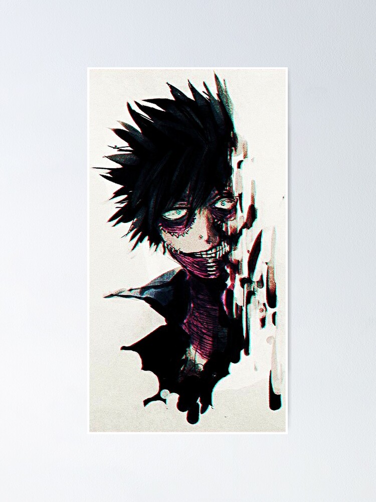 "Scary Face Dabi Poster" Poster for Sale by gotymomoy | Redbubble