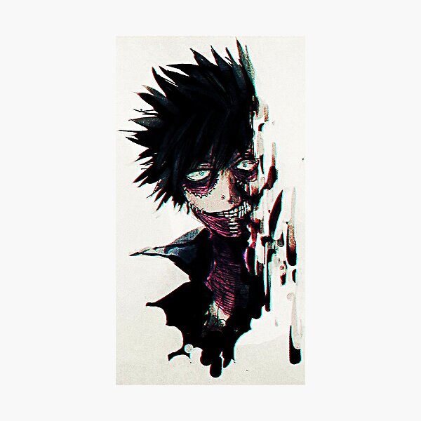"Scary Face Dabi Poster" Photographic Print by gotymomoy | Redbubble