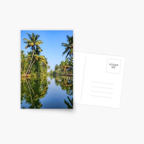 "Backwaters Kerala" Postcard for Sale by Sylvie Lebchek | Redbubble