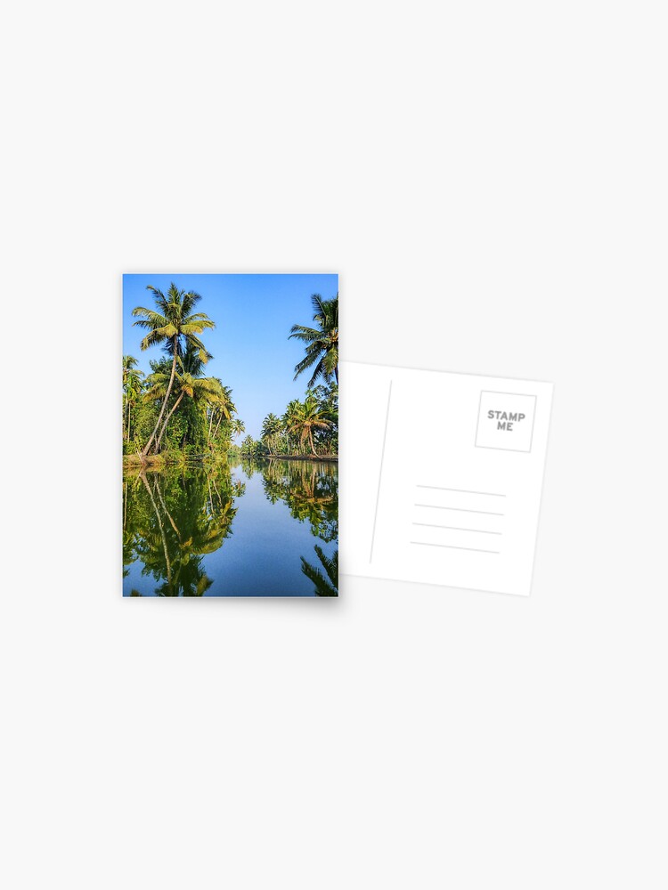 "Backwaters Kerala" Postcard for Sale by Sylvie Lebchek | Redbubble