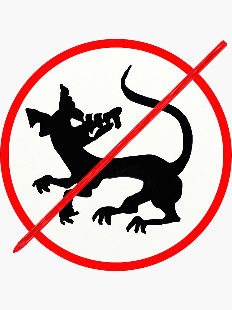 "No Rats" Sticker for Sale by bluecollarunion | Redbubble