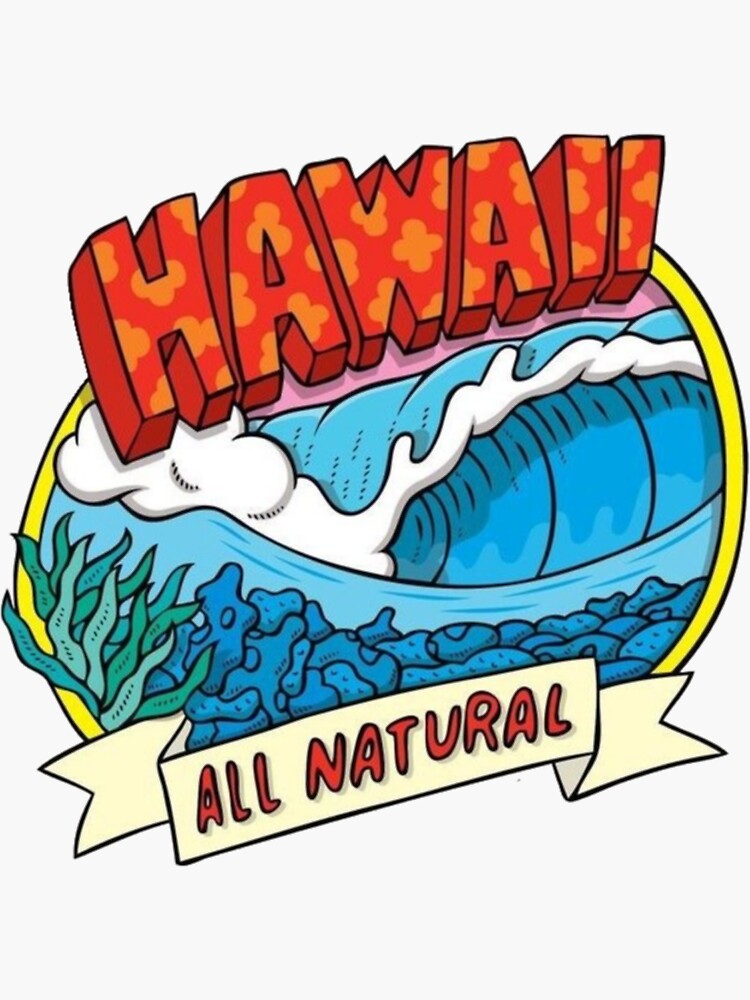"Hawaii Surf" Sticker for Sale by Surf-Store | Redbubble