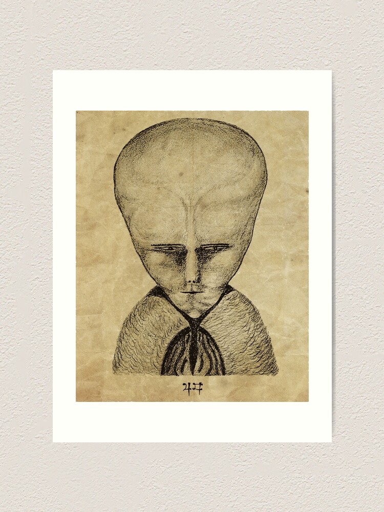 "Lam magick art - Aleister Crowley drawing " Art Print for Sale by ...
