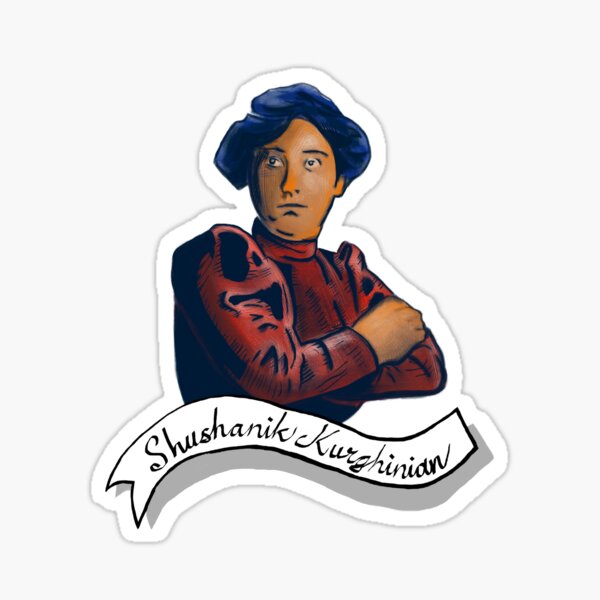 "Shushanik Kurghinian" Sticker by artfulscientist | Redbubble