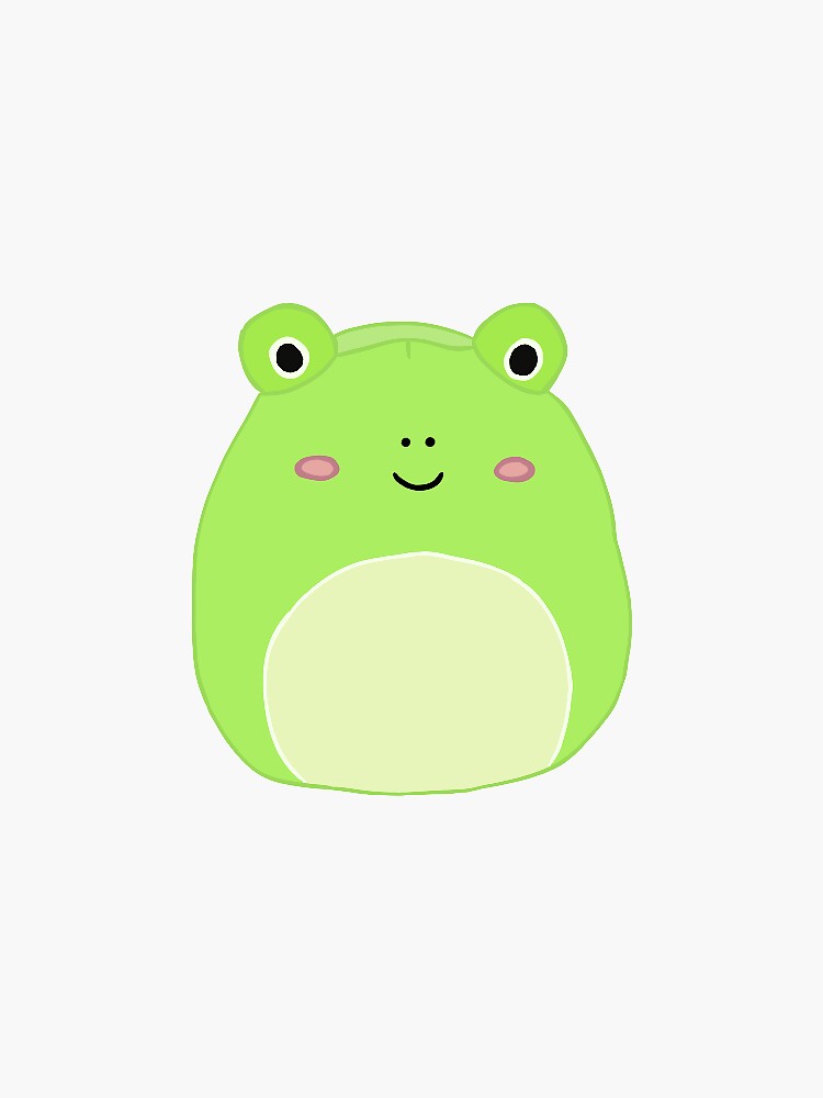 "Frog Squishmallow" Sticker for Sale by kerrigxn | Redbubble