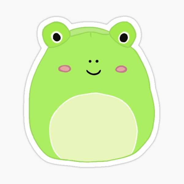 "Frog Squishmallow" Sticker for Sale by kerrigxn | Redbubble