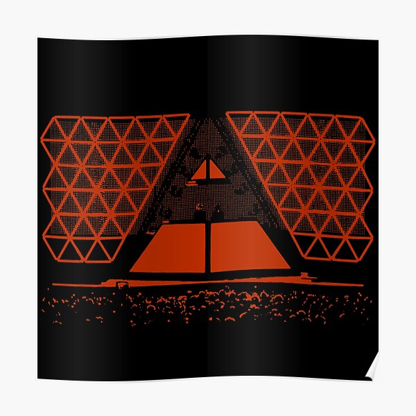 "Daft Punk Alive 2007 Stage Concert Design" Poster for Sale by ...