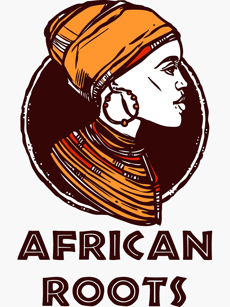 "african roots african history " Sticker for Sale by ayoub122 | Redbubble