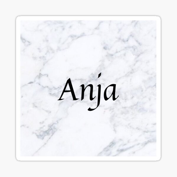 "Anja" Sticker by Produktizimenom | Redbubble