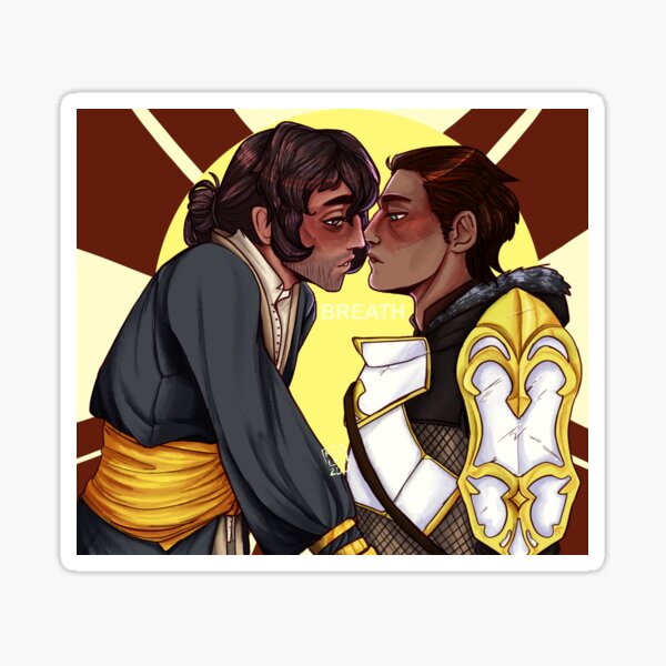 "Breath Sebastian Vael/Custom Hawke" Sticker for Sale by RobinDoesArt ...