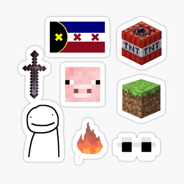 "Minecraft Dream Smp" Sticker for Sale by bettybean123 | Redbubble