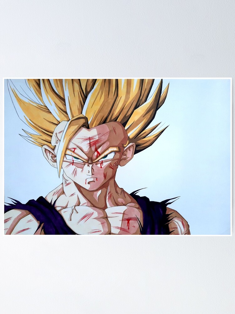 "Son Gohan ssj2" Poster for Sale by IlanArt | Redbubble