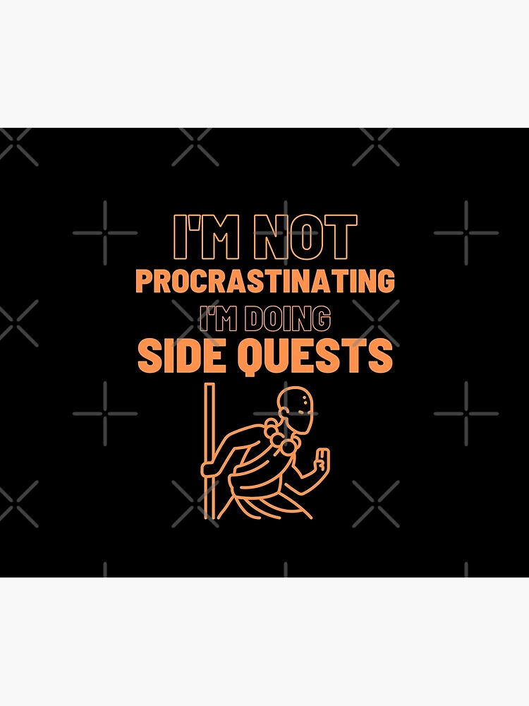 I'm Not Procrastinating I'm doing Side Quest (monk) Shower Curtain sold ...