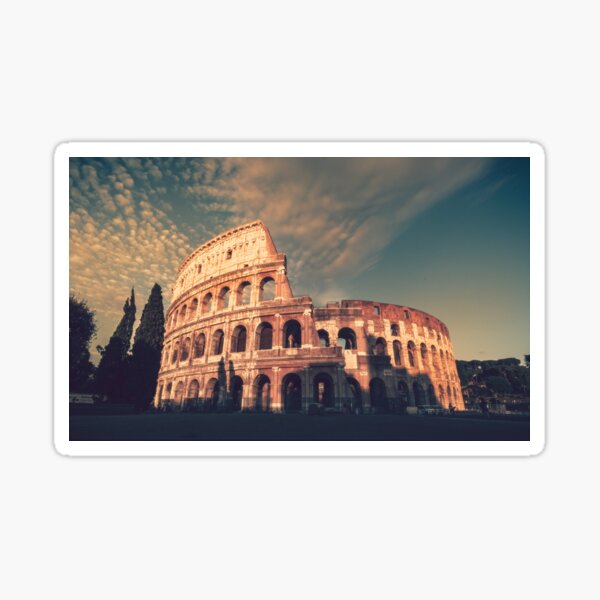 "Made in Italy stickers Rome Colosseum " Sticker for Sale by barvardi ...