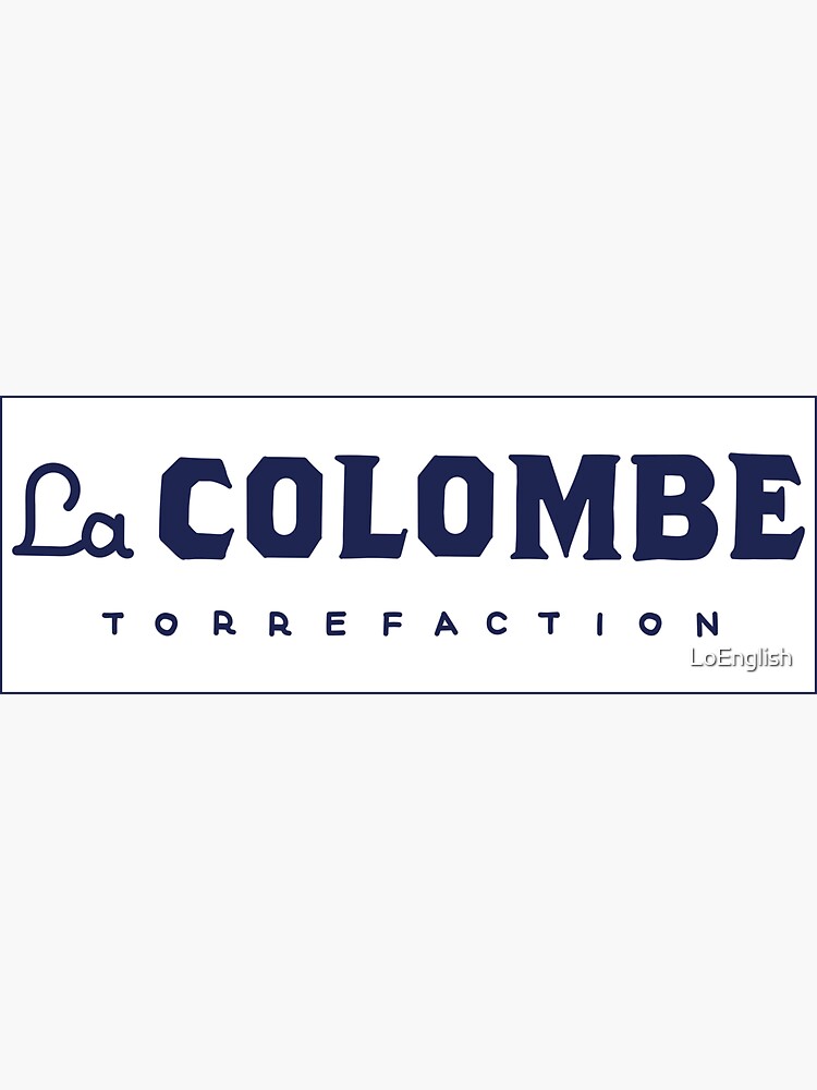 "La Colombe Coffee " Sticker for Sale by LoEnglish | Redbubble