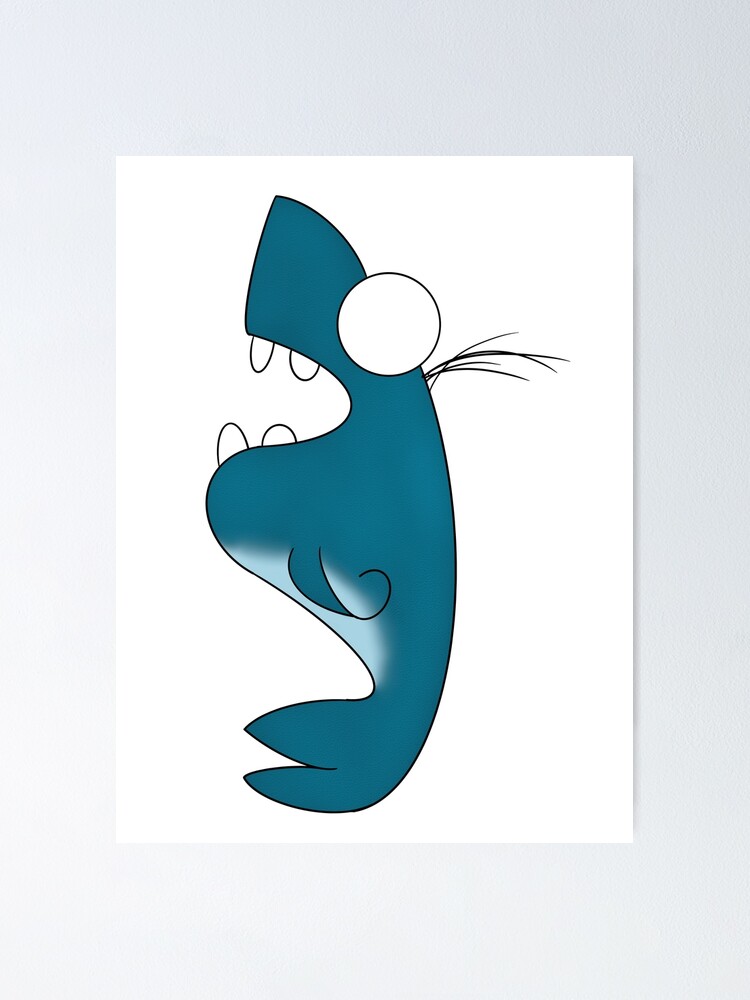 "Guppy" Poster for Sale by Tofurkyfalafel | Redbubble