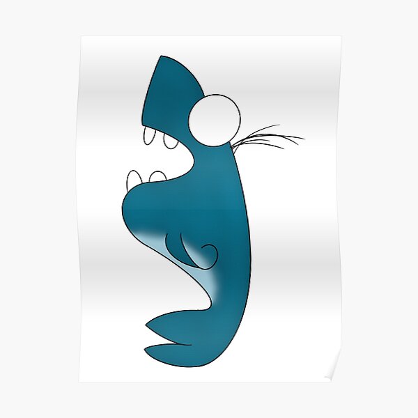"Guppy" Poster for Sale by Tofurkyfalafel | Redbubble