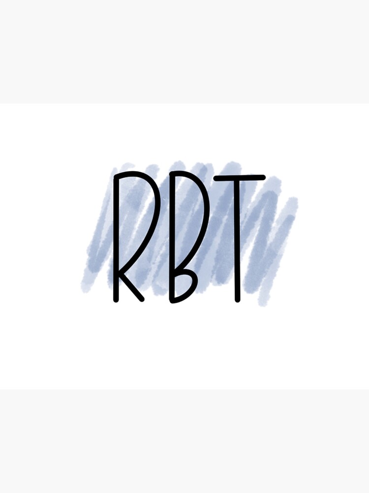 "RBT watercolor print, RBT watercolor print, behavior therapist sticker ...