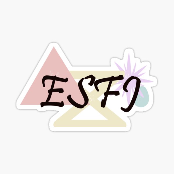 "MBTI Type: ESFJ" Sticker for Sale by WolfKat777 | Redbubble