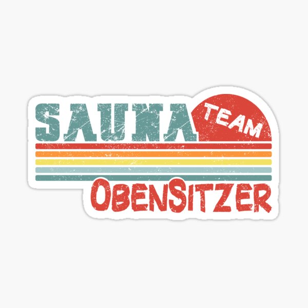 "Sauna Master Sauna Master Infusion Upper Seater" Sticker by ...