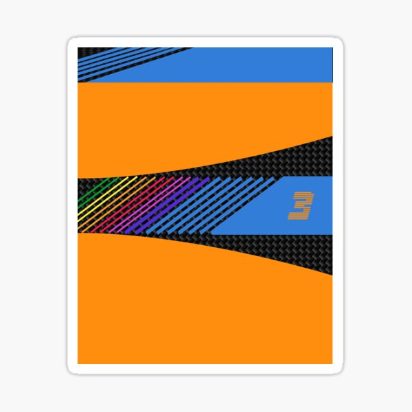 "Mclaren Daniel Ricciardo 3 Design" Sticker for Sale by MrKaiser05 ...