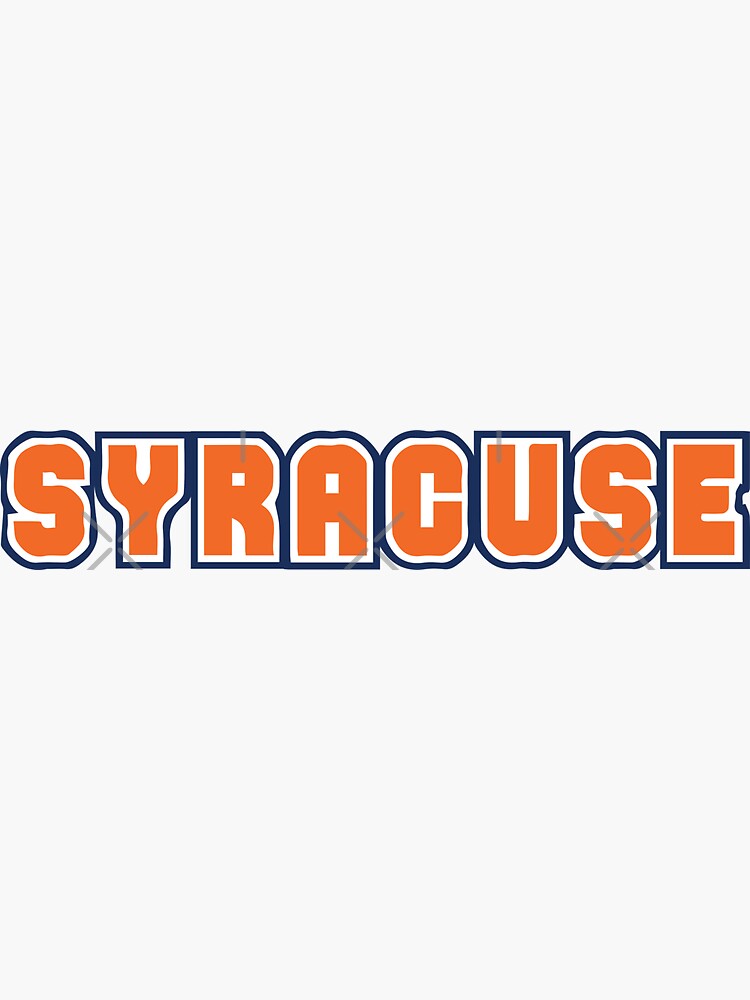 "Cuse Varsity " Sticker for Sale by Stickerfy1 | Redbubble