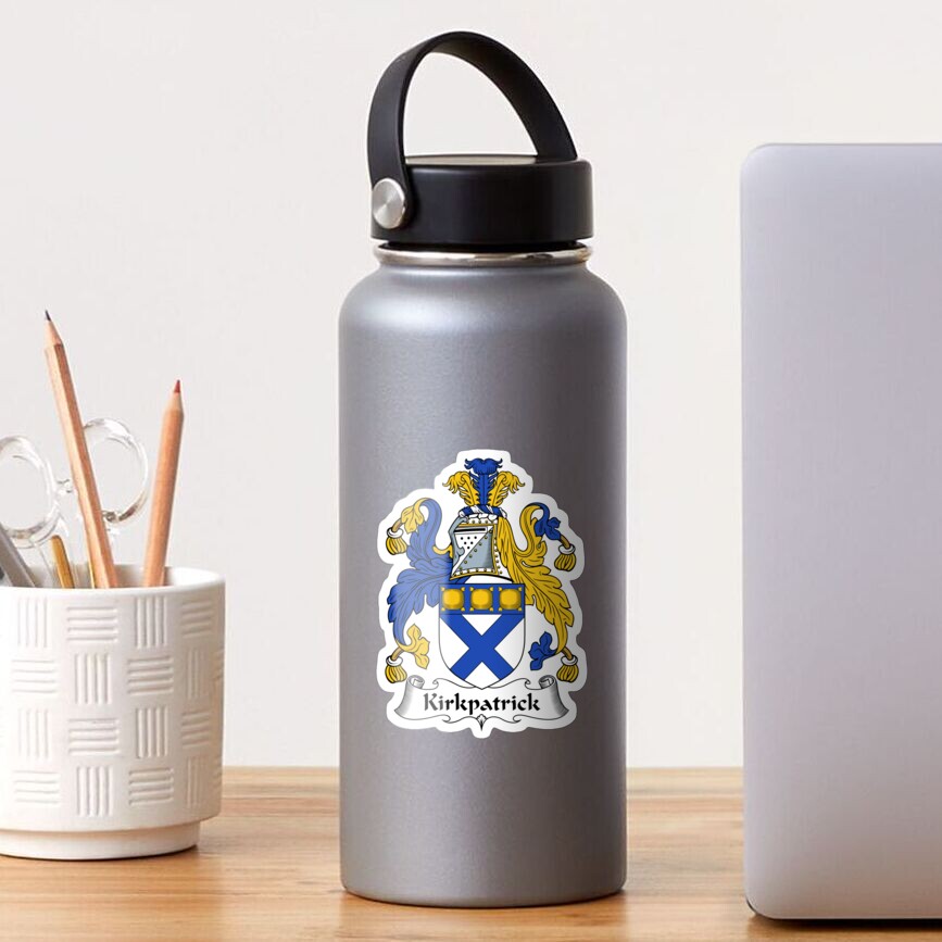 "Kirkpatrick Coat of Arms / Kirkpatrick Family Crest" Sticker for Sale ...