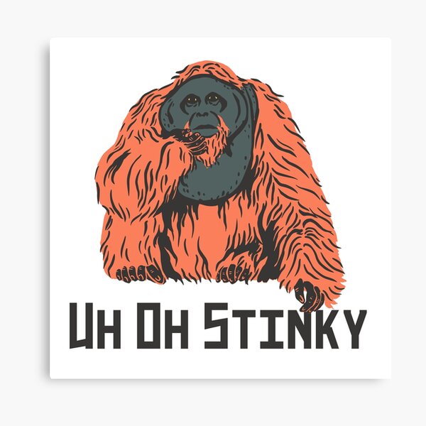 Uh Oh Stinky Canvas Prints | Redbubble