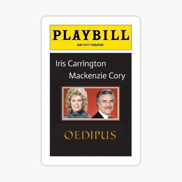 "Oedipus" Sticker for Sale by LeonaB | Redbubble