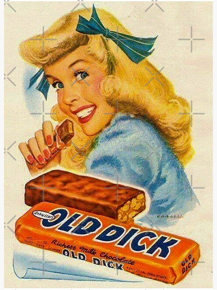 Old Dick Vintage Candy Advertisment Art Board Print For Sale By Intersectphoto Redbubble