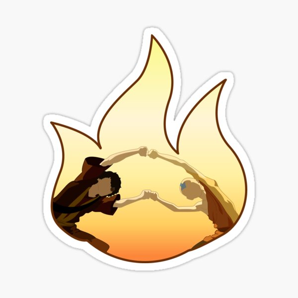 "ATLA Dancing Dragon" Sticker for Sale by PippinMcGee | Redbubble
